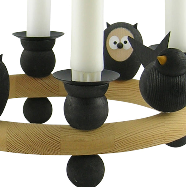 Candle collar Large Black – Nordic Designs